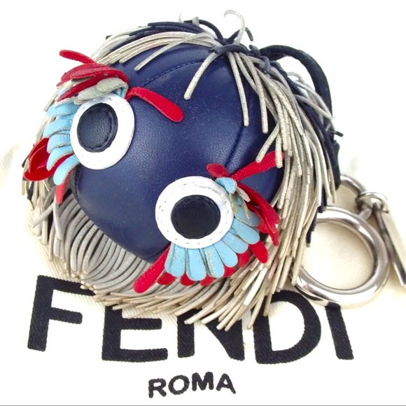 Fendi | Accessories | Auth Fendi Monster Key Ring Chain Bag Charm ...